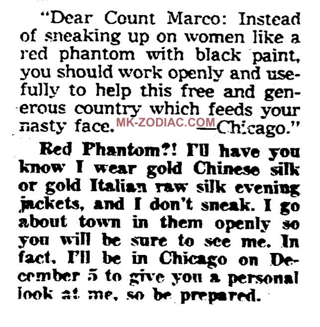Zodiac Killer | The Red Phantom of 1969 | Project MK-ZODIAC (An ...